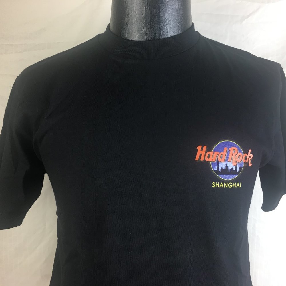 Hard Rock Cafe Shanghai Black T-Shirt Men's Medium - Gem